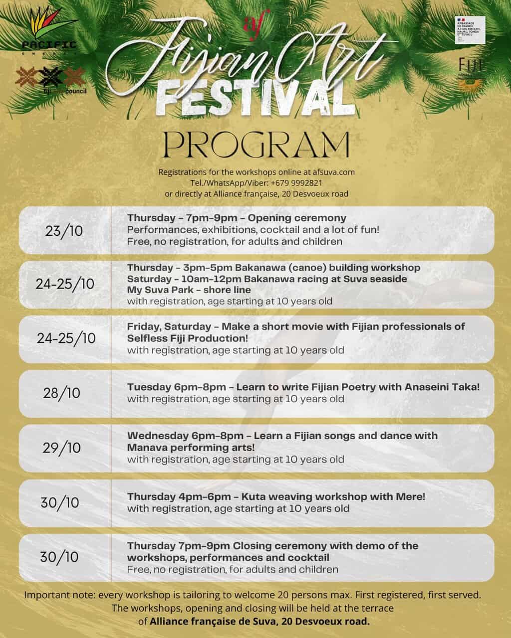 Fijian Arts Festival at the Alliance Francaise - Fiji Traveller